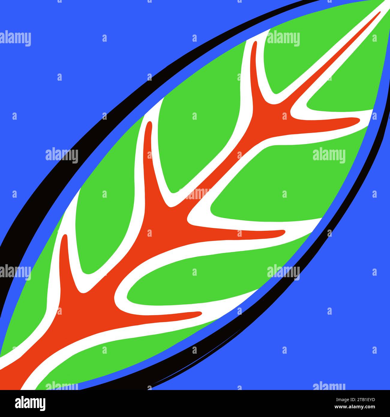 Dramatic bold leaf design inspired by a prayer plant. Bold wall art ...