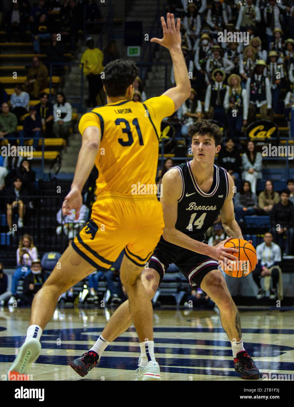 Haas Pavilion Berkeley Calif, USA. 02nd Dec, 2023. U.S.A. Santa Clara ...