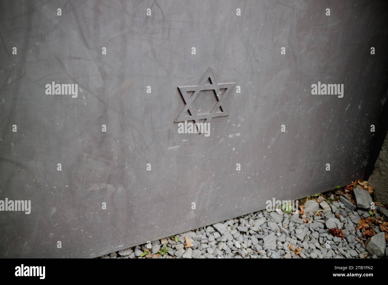 Jewish Star At The Front Gate Stock Photo - Alamy