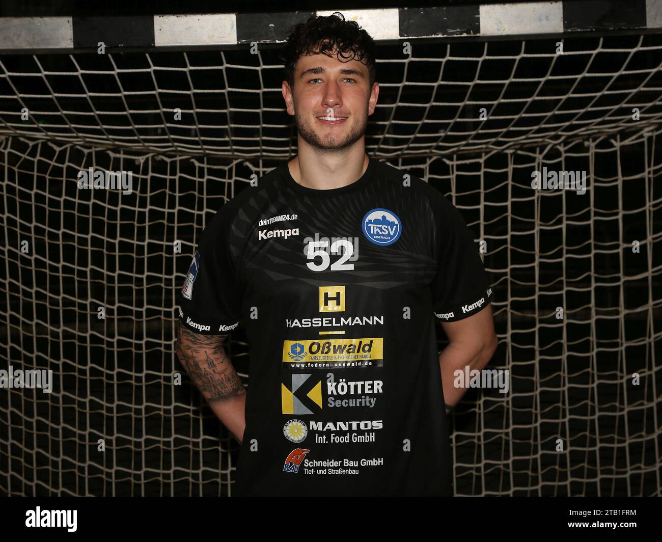 German Handball Player Justin Kurch (ThSV) Handball Bundesliga Season ...