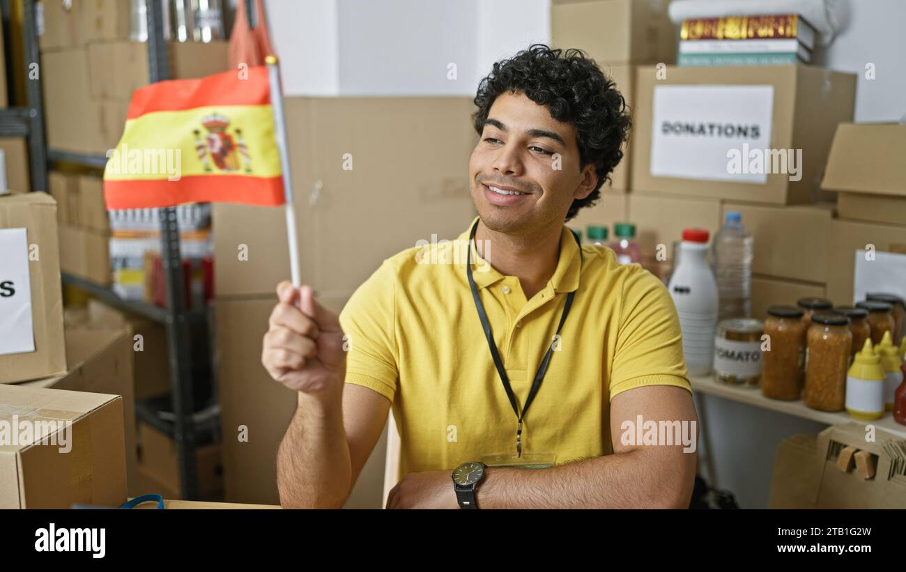 Smiling spanish male worker hi-res stock photography and images - Alamy