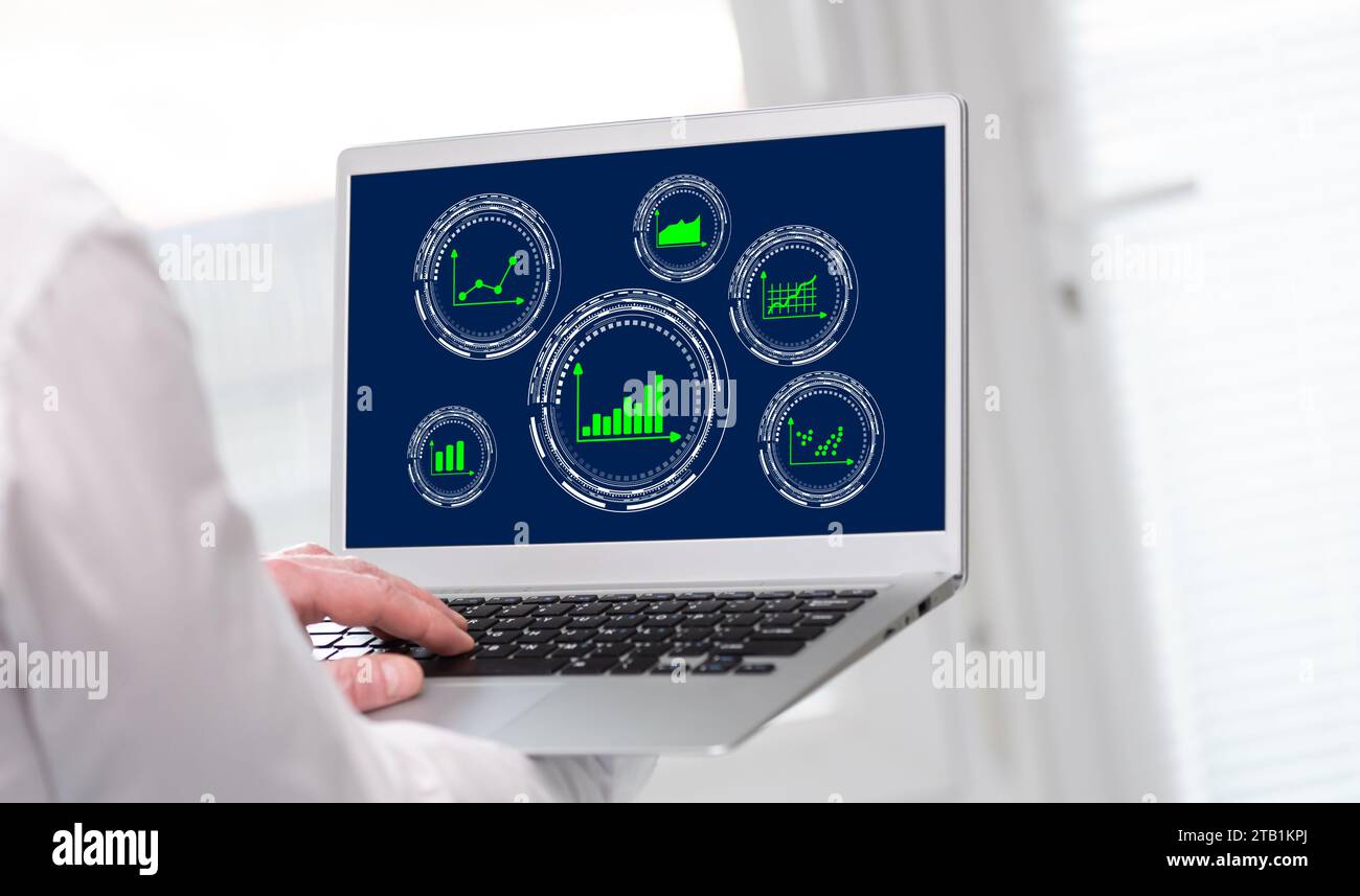 Graphical charts hi-res stock photography and images - Alamy