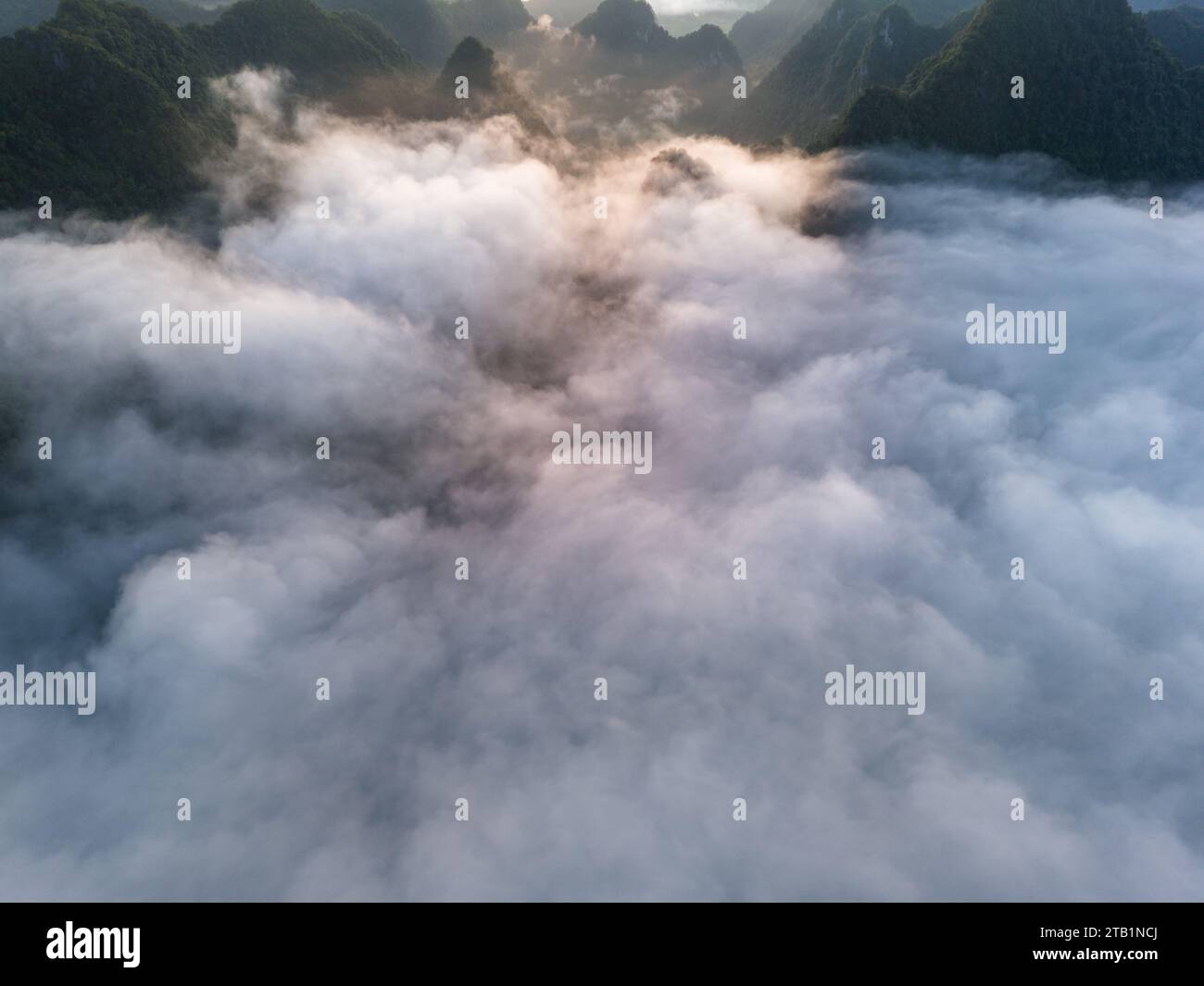 Aerial landscape in Phong Nam valley, an extreme scenery landscape at ...