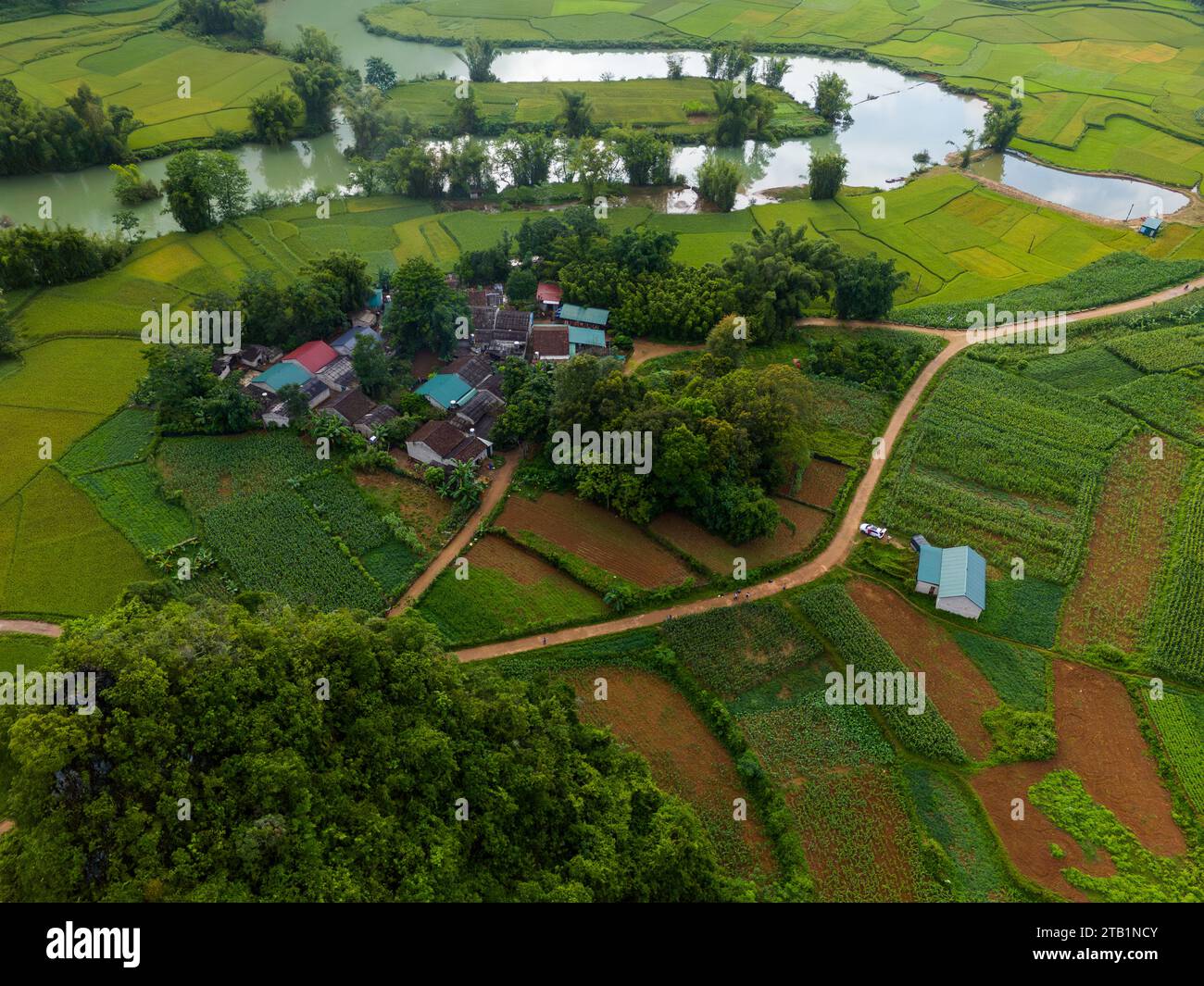 Aerial landscape in Phong Nam valley, an extreme scenery landscape at ...