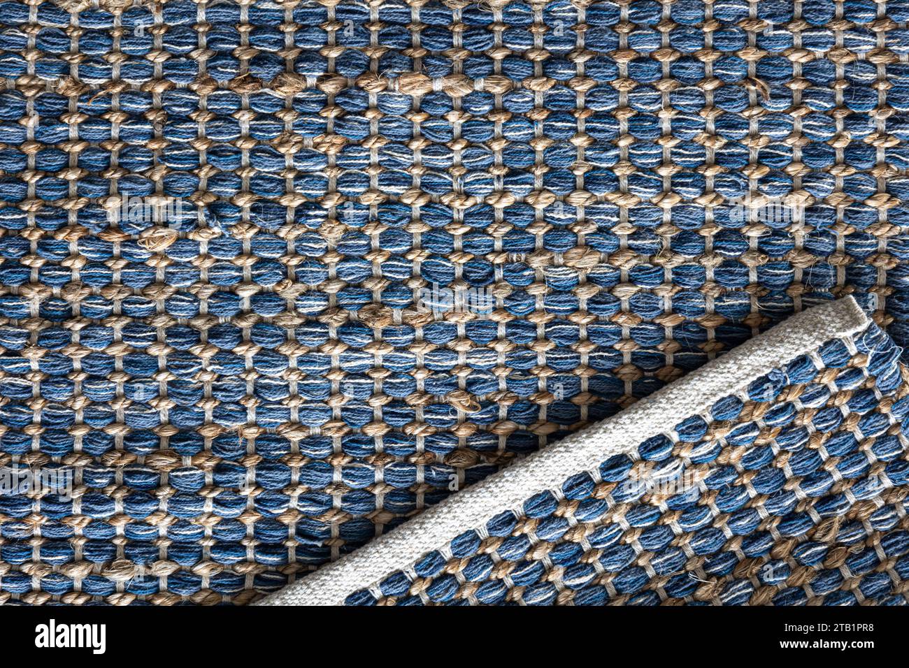 Seamless carpet texture, floor pattern of blue color Stock Photo - Alamy