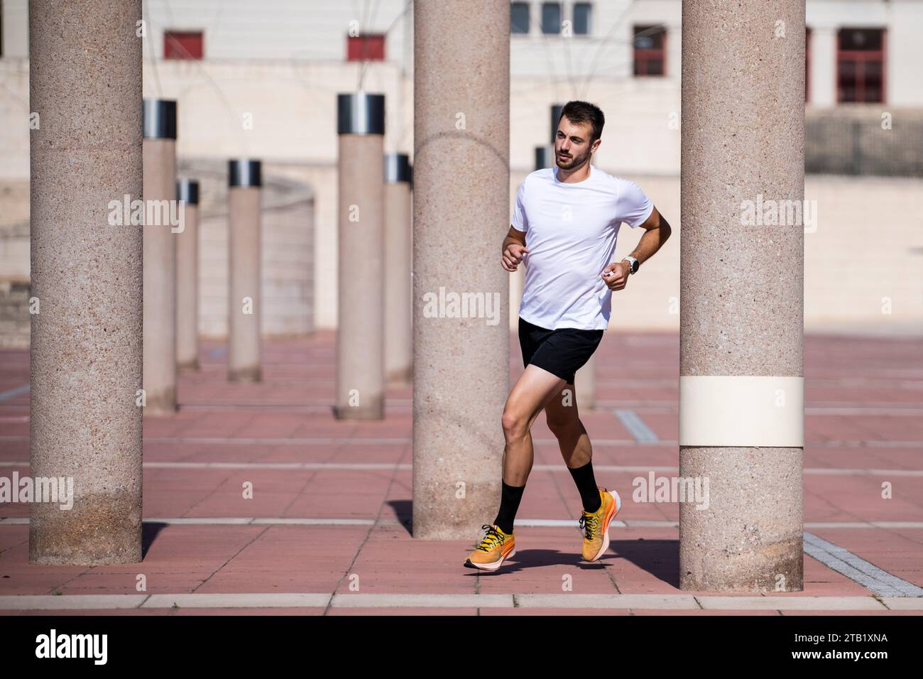 Man running jogging outside hi-res stock photography and images - Alamy