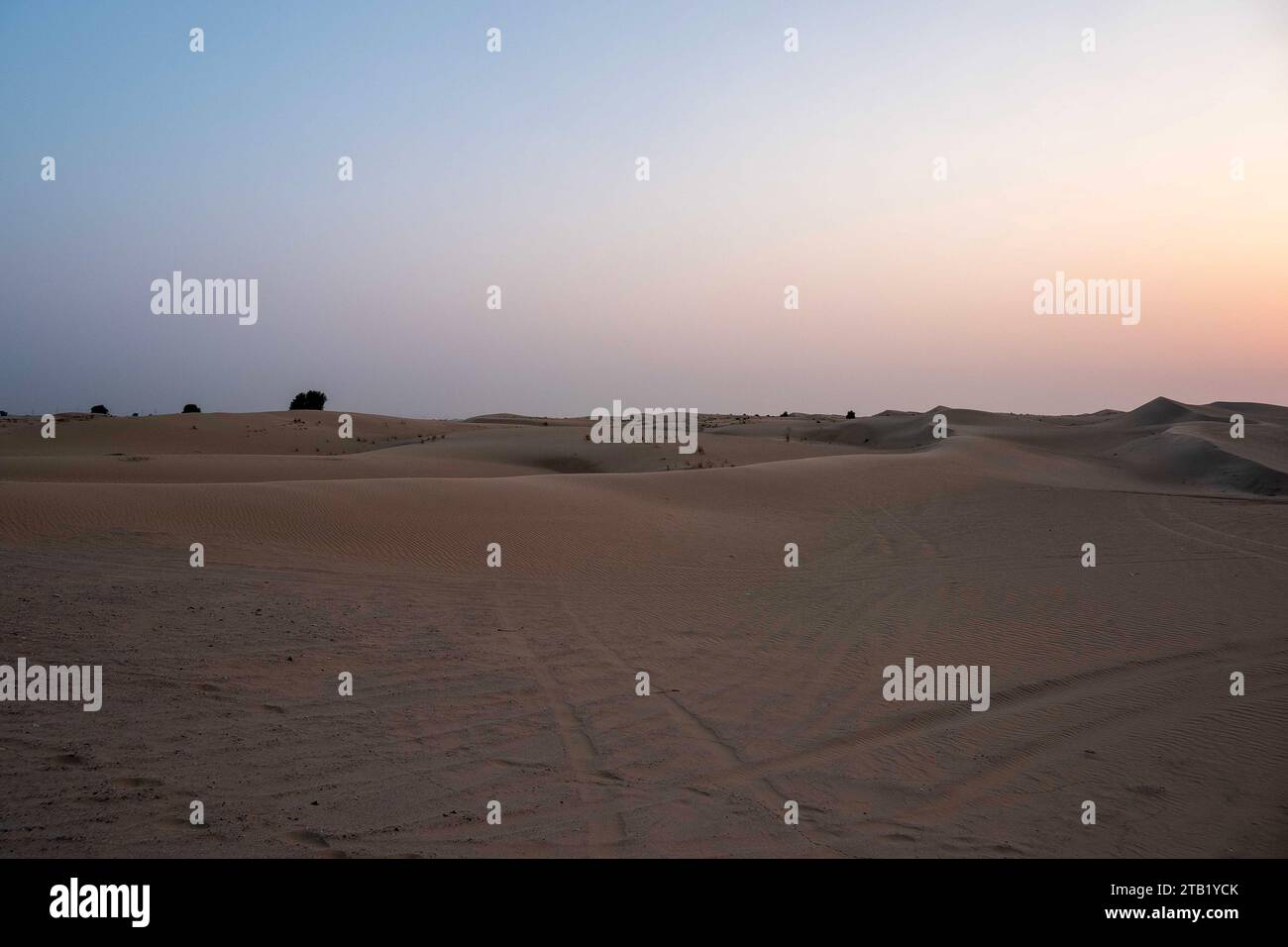 Al Qudra empty quarter seamless desert sahara in Dubai UAE middle east ...
