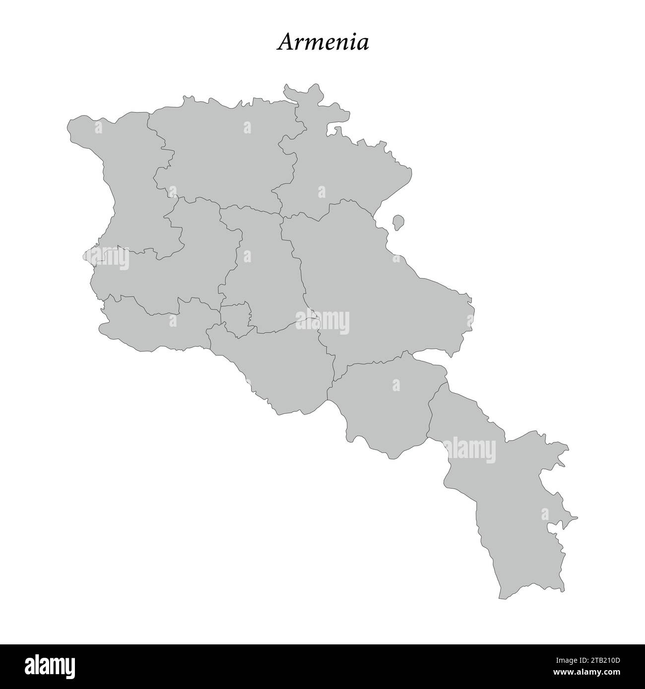 Armenia map vector Black and White Stock Photos & Images - Alamy