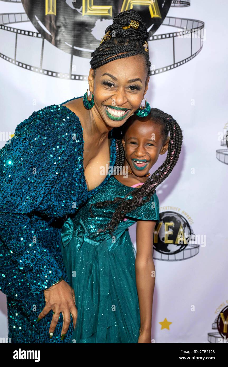 GloZell Green mit Tochter O Zell Gloriana De Green Simon bei der ...