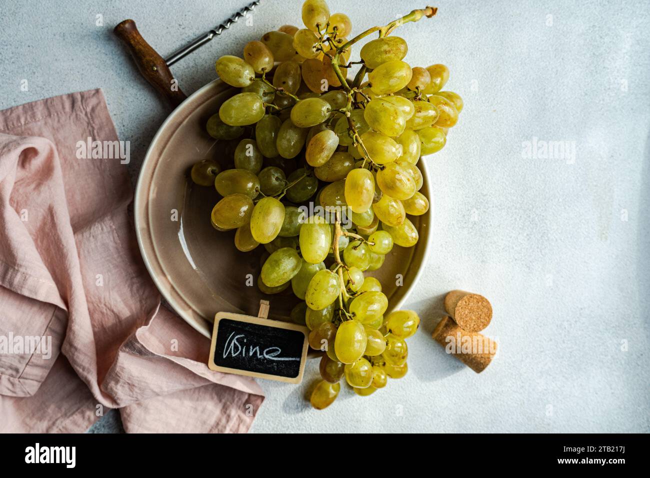 Grape ceramic green background hi-res stock photography and images - Alamy