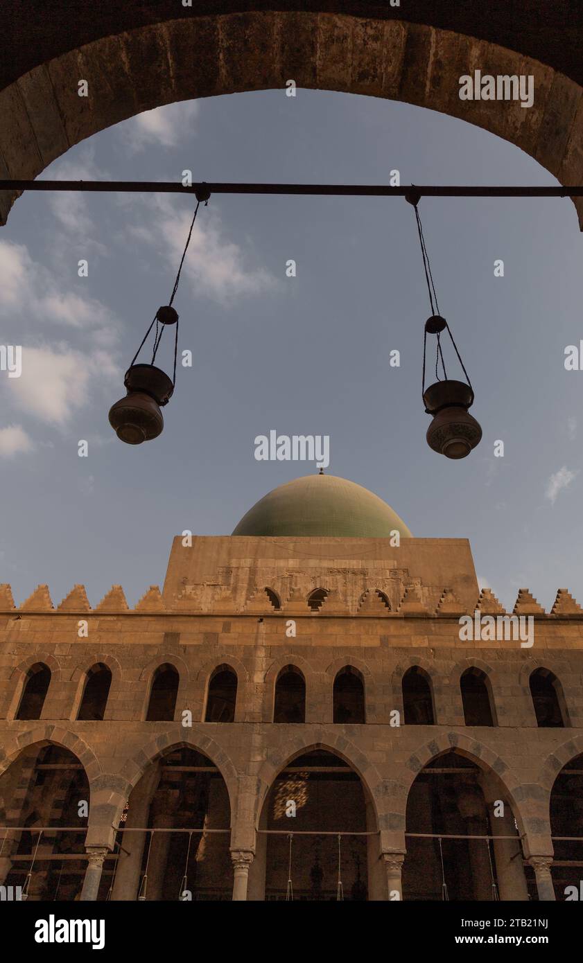 Al-Nasser Mohammed Ibn Kalawoun patio, Old Cairo Stock Photo - Alamy