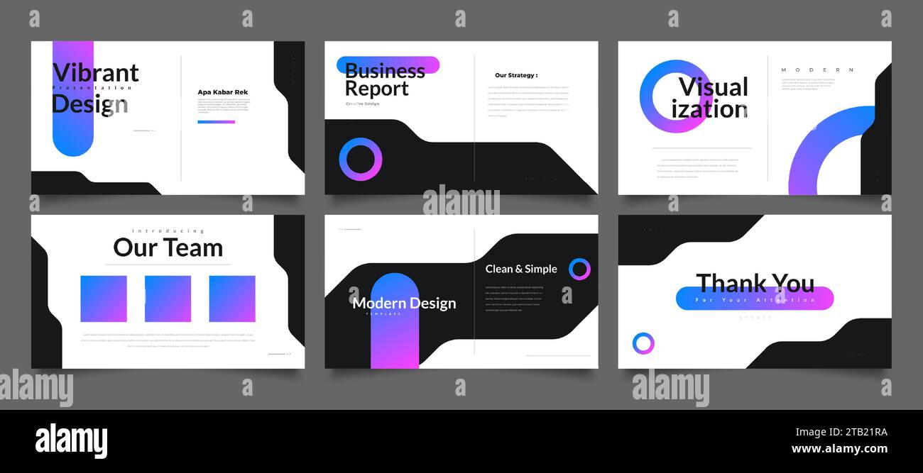 Business website template slideshow hi-res stock photography and images ...