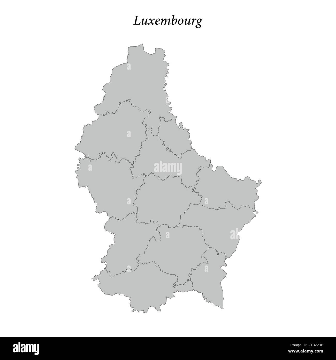 Luxembourg city map Cut Out Stock Images & Pictures - Alamy