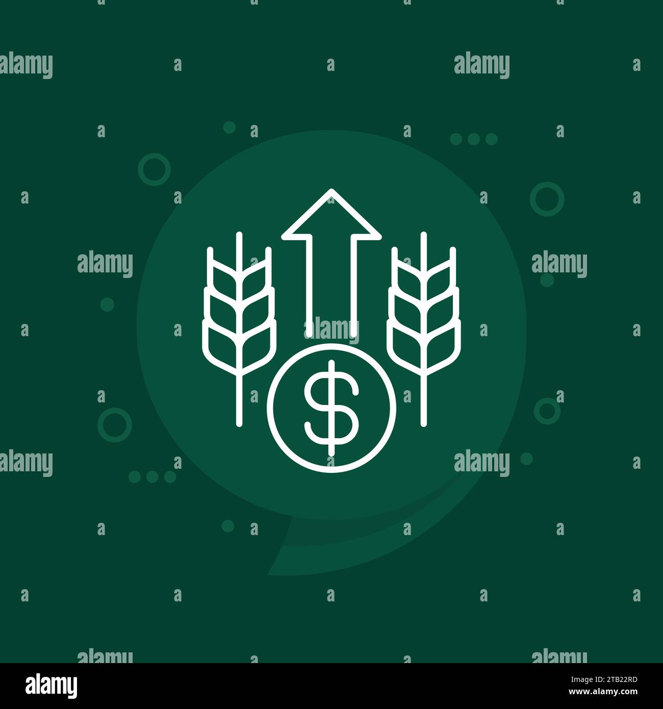 Food prices growing line icon, vector Stock Vector Image & Art - Alamy