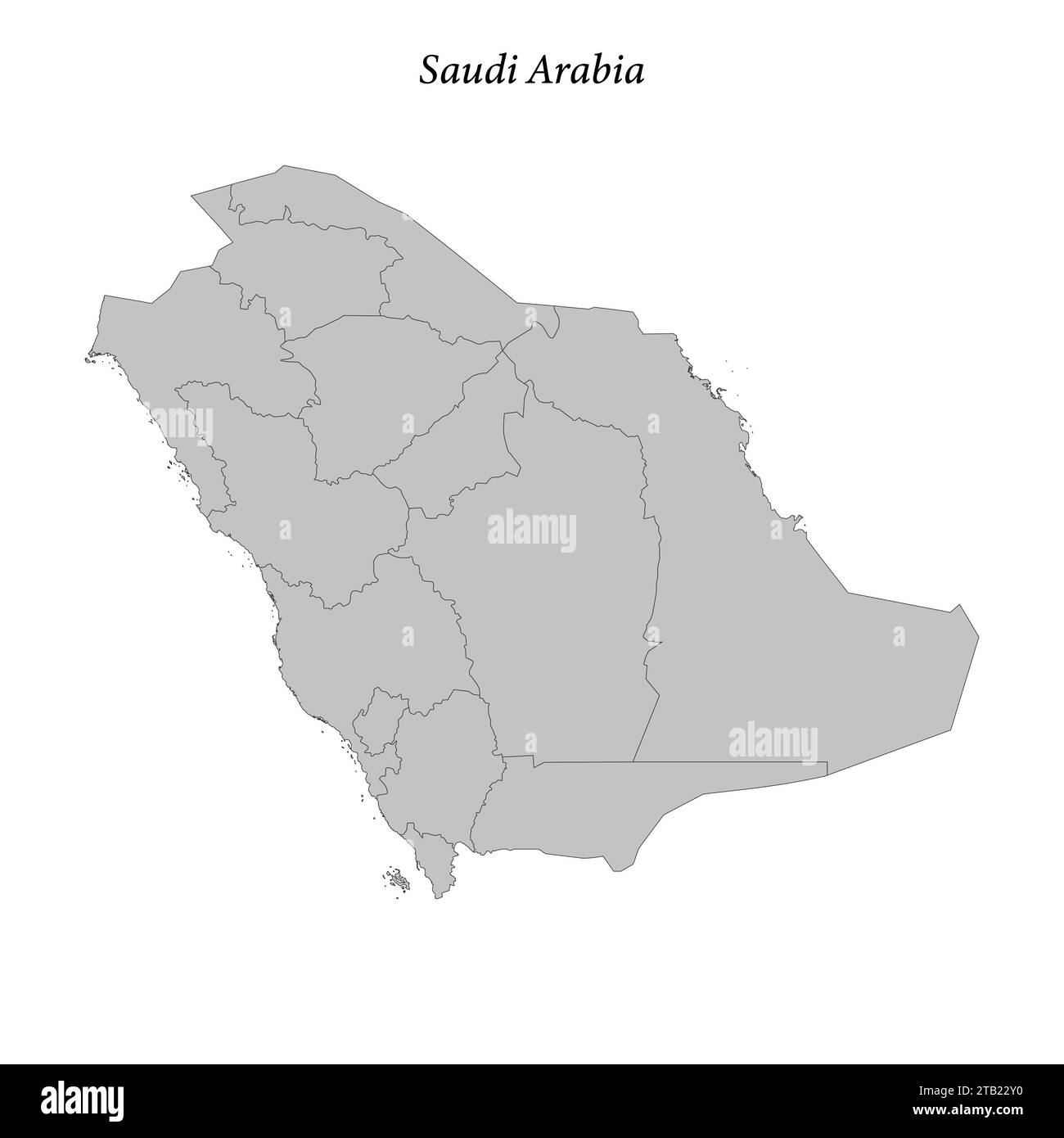 Map of saudi arabia hi-res stock photography and images - Alamy