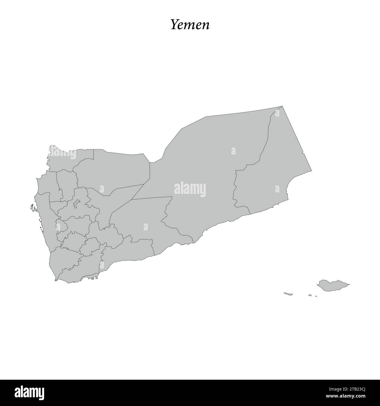 Map of yemen hi-res stock photography and images - Alamy