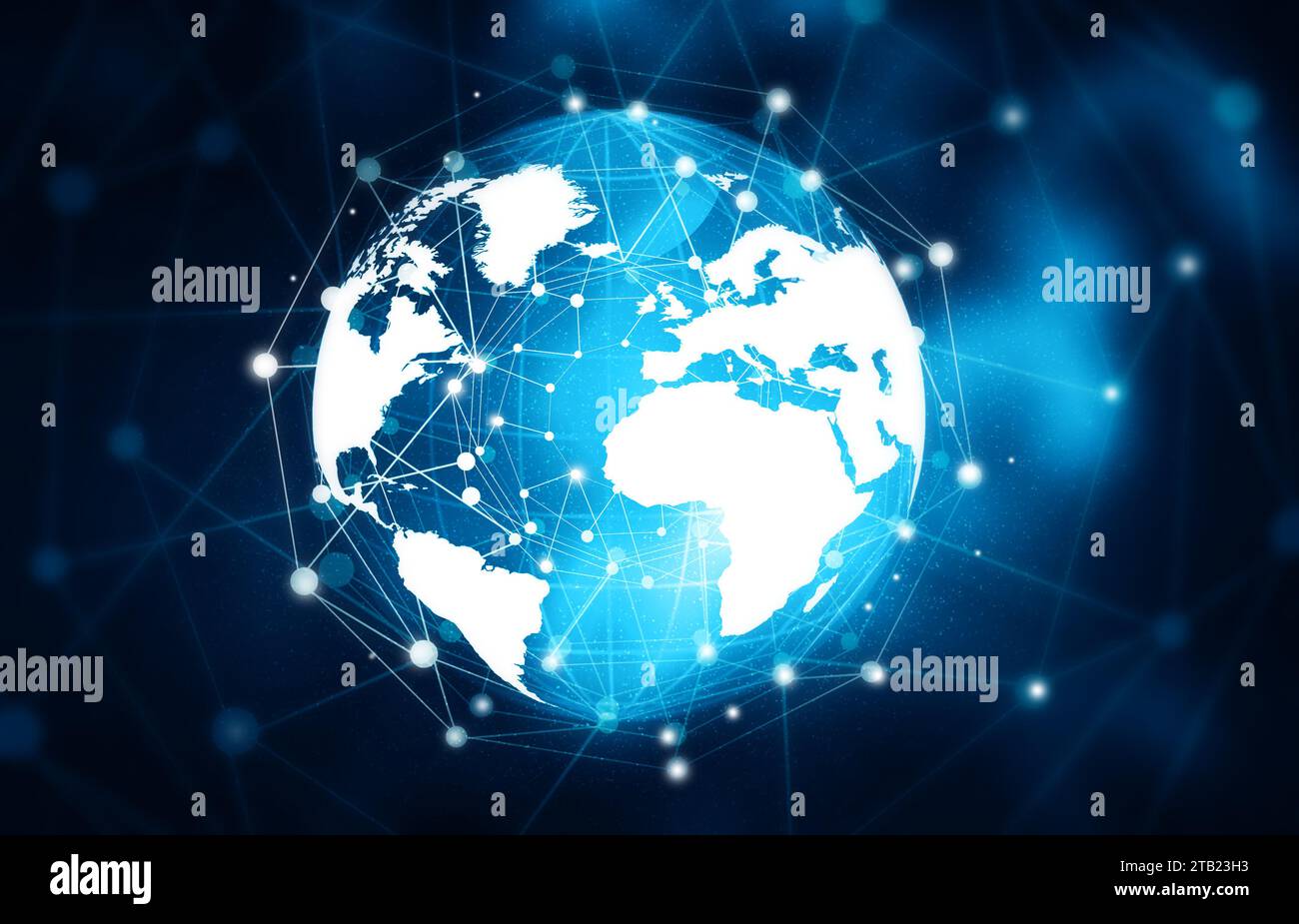 Global network cable map hi-res stock photography and images - Alamy