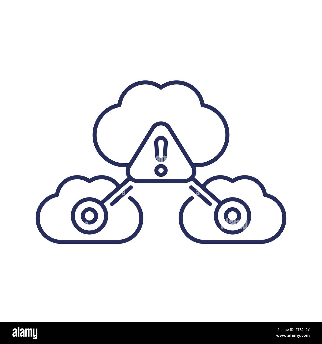 Offline warning Cut Out Stock Images & Pictures - Alamy