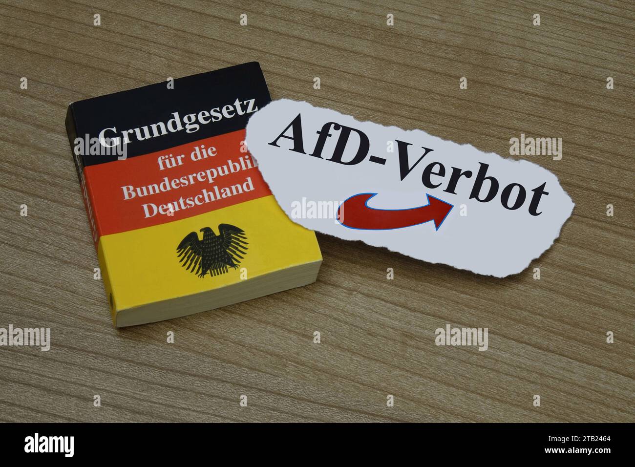 AfD-Verbot AfD-Verbot, 04.12.2023, Borkwalde, Brandenburg, Der ...