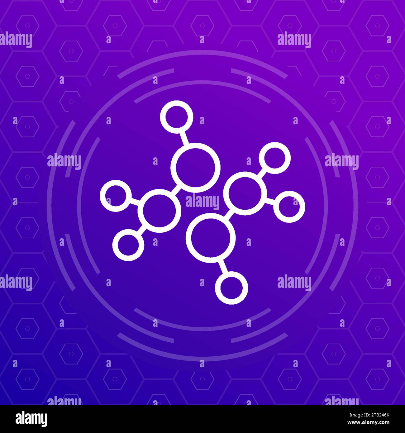 Synthesis molecule Stock Vector Images - Alamy
