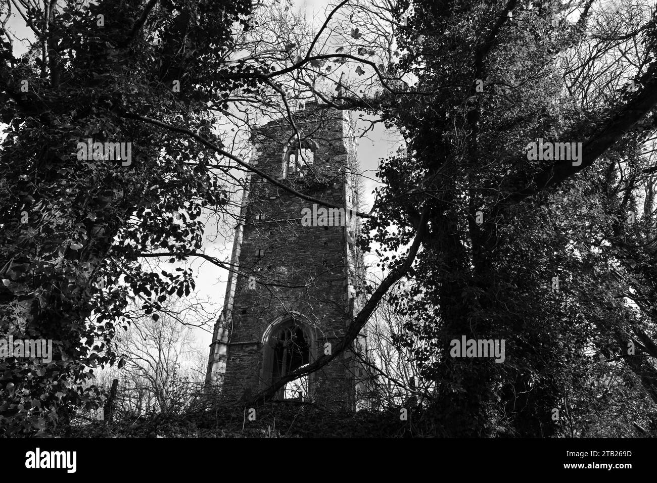 KEA CHURCH OLD KEA ST KEA KENWYN PARISH Stock Photo - Alamy