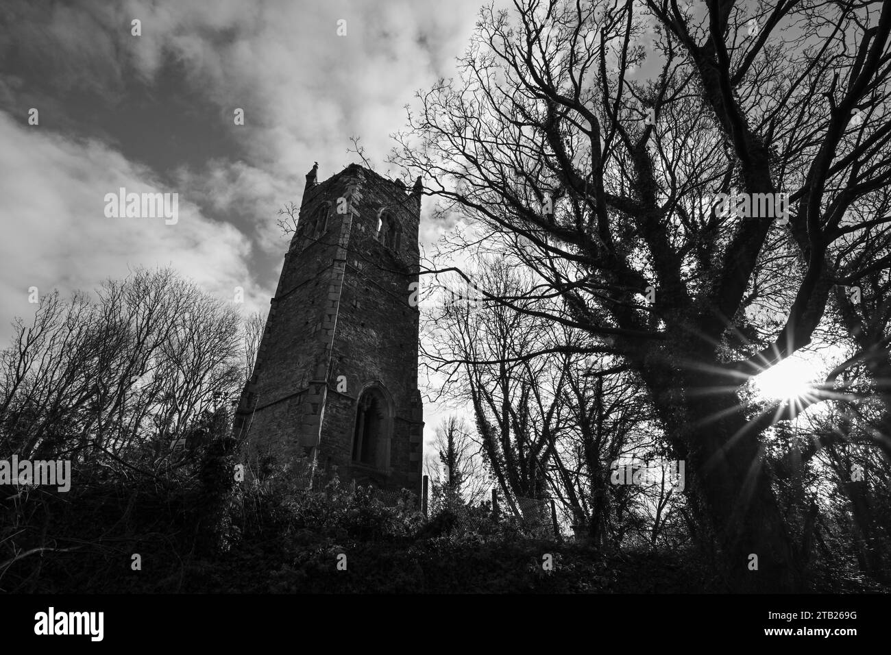 KEA CHURCH OLD KEA ST KEA KENWYN PARISH Stock Photo - Alamy