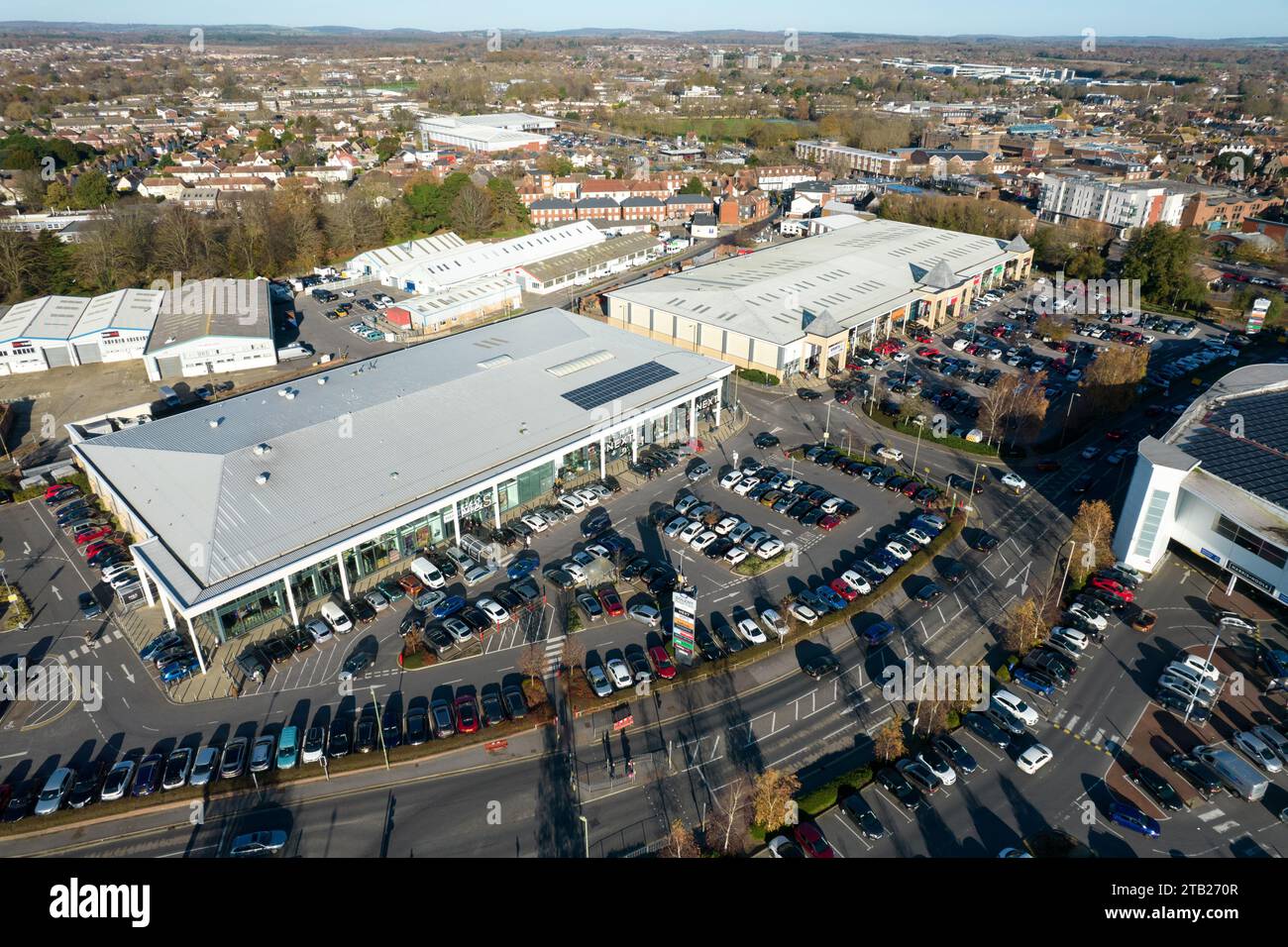Solent Retail Park, Solent Road, Havant, PO9 1JH Stock Photo - Alamy