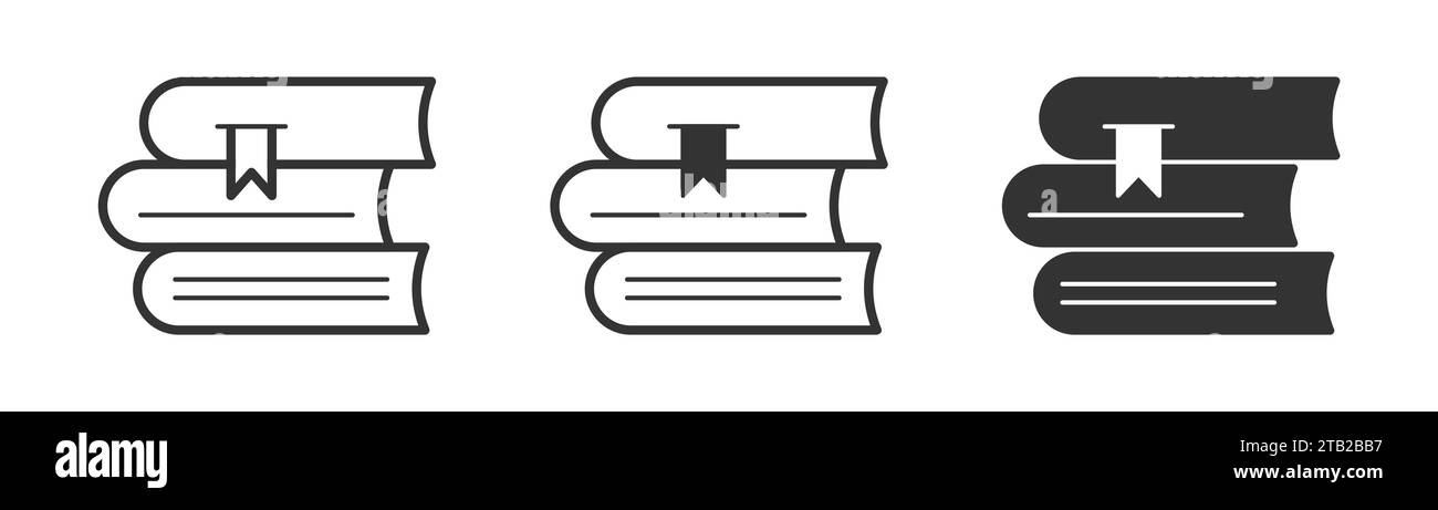 Stack of books icon. Vector illustration Stock Vector Image & Art - Alamy