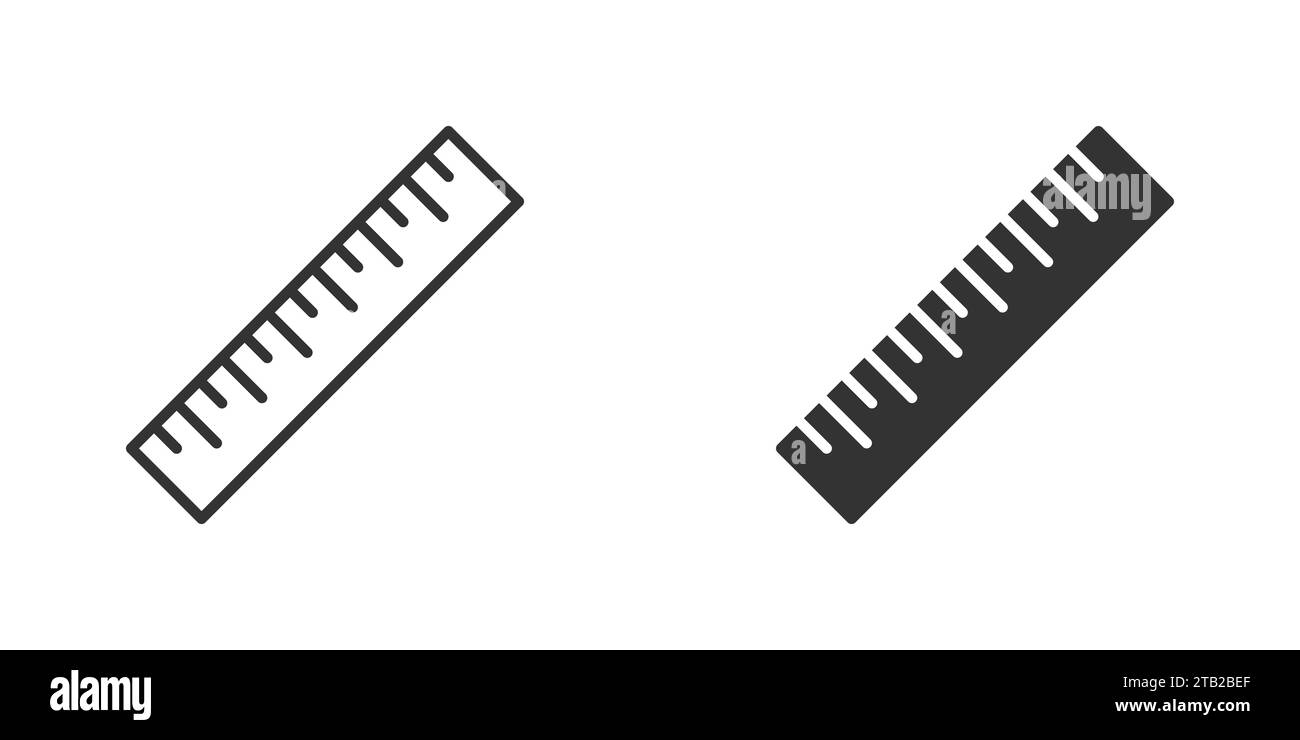 Ruler icon. Measurement stick icon. Vector illustration Stock Vector ...