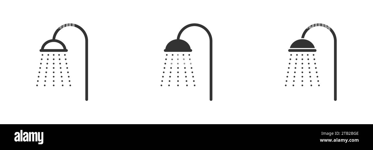 Simple shower icon. Vector illustration Stock Vector Image & Art - Alamy