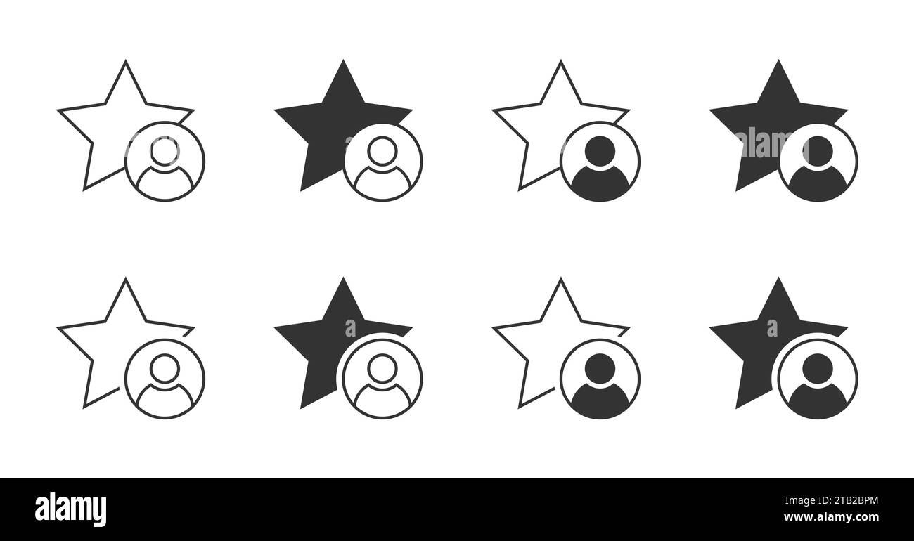 Human talent icon. Best employee concept with star and man. Vector ...