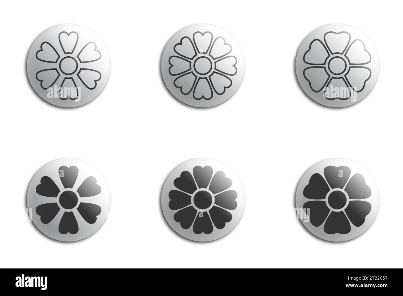 Cherry blossom logo vector Stock Vector Images - Alamy