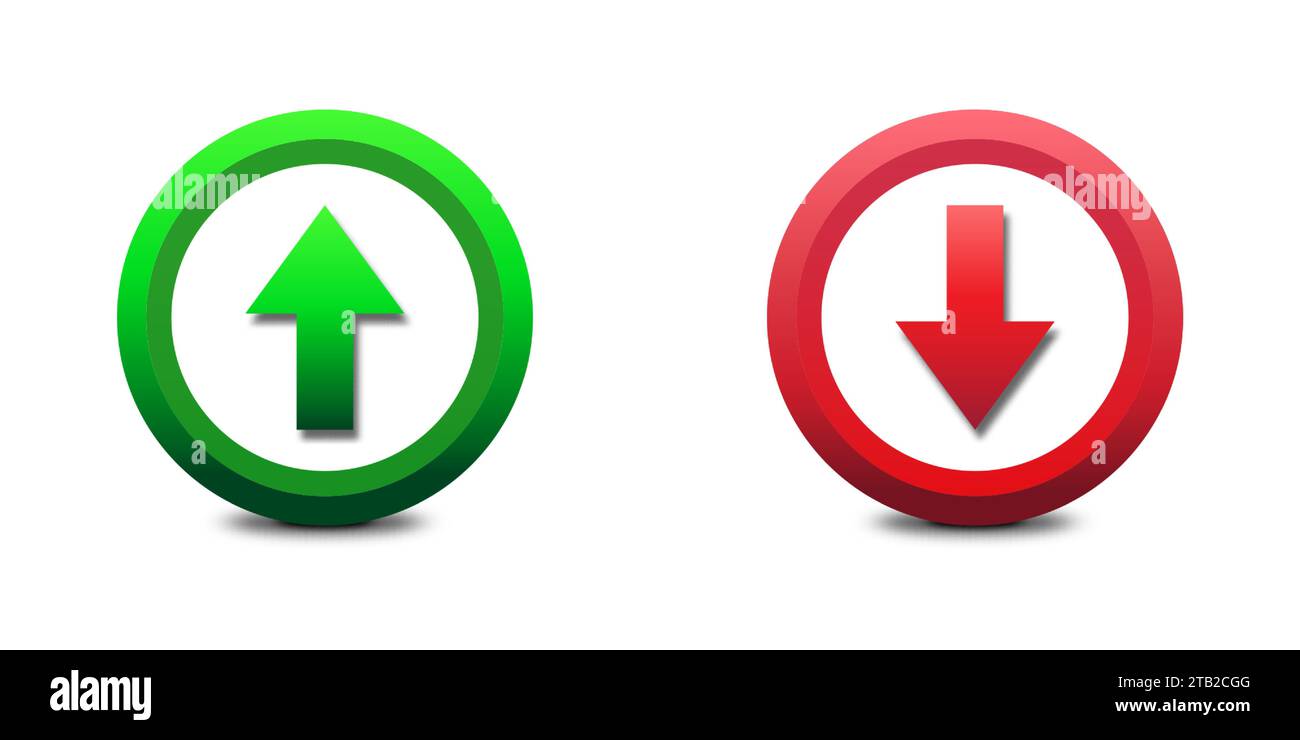 Downwards vector vectors Stock Vector Images - Alamy