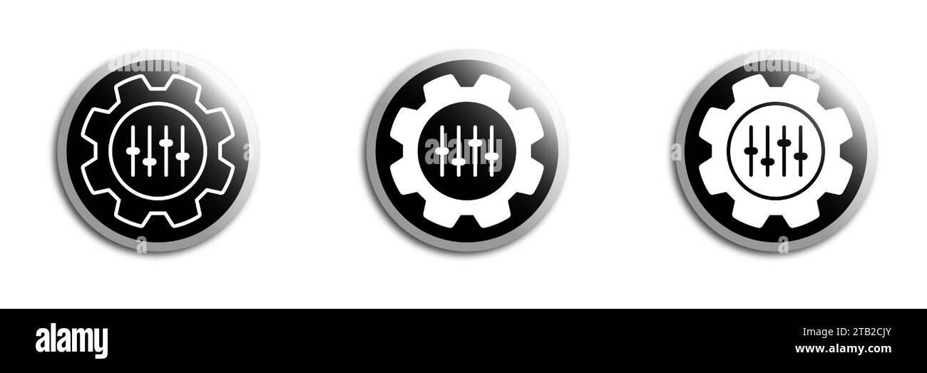 Customisation icon. Simple design. Vector illustration Stock Vector ...