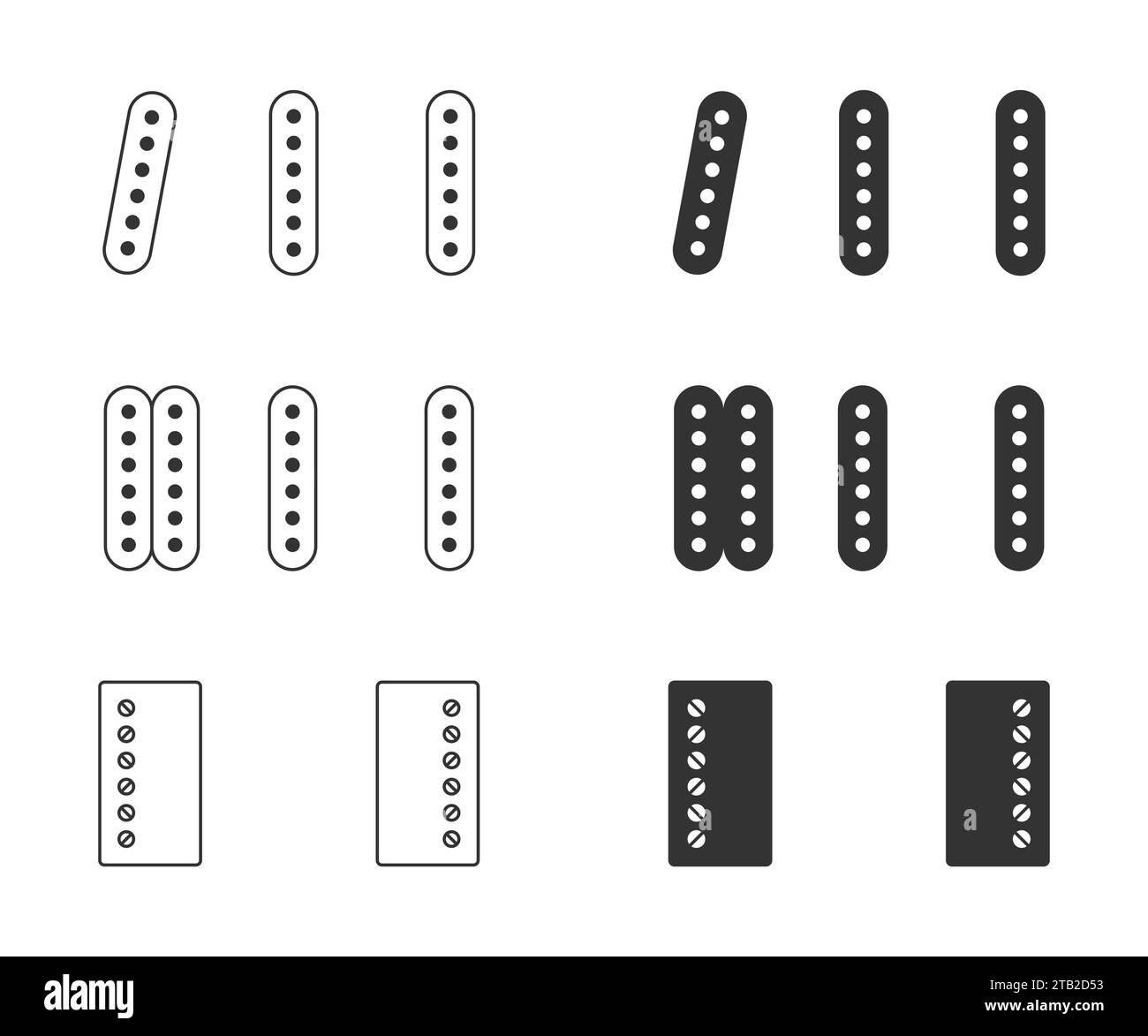 Vector illustration pick up Black and White Stock Photos & Images - Alamy