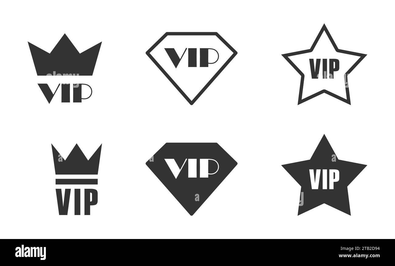 Vip member vector button label hi-res stock photography and images - Alamy