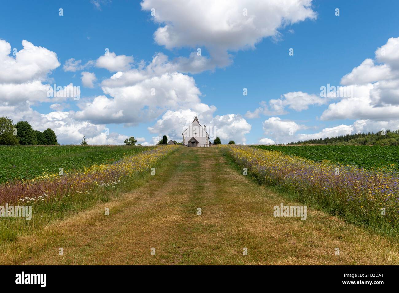 St Hubert's Church in Idsworth, Hampshire, UK Stock Photo - Alamy