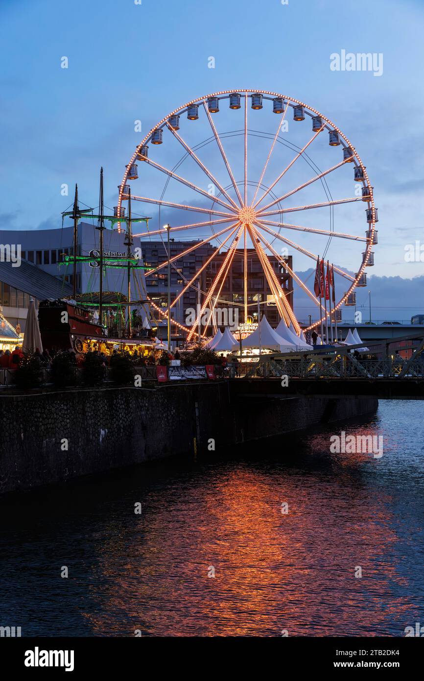 ferris wheel at the Chocolate Museum at the Christmas market in the ...