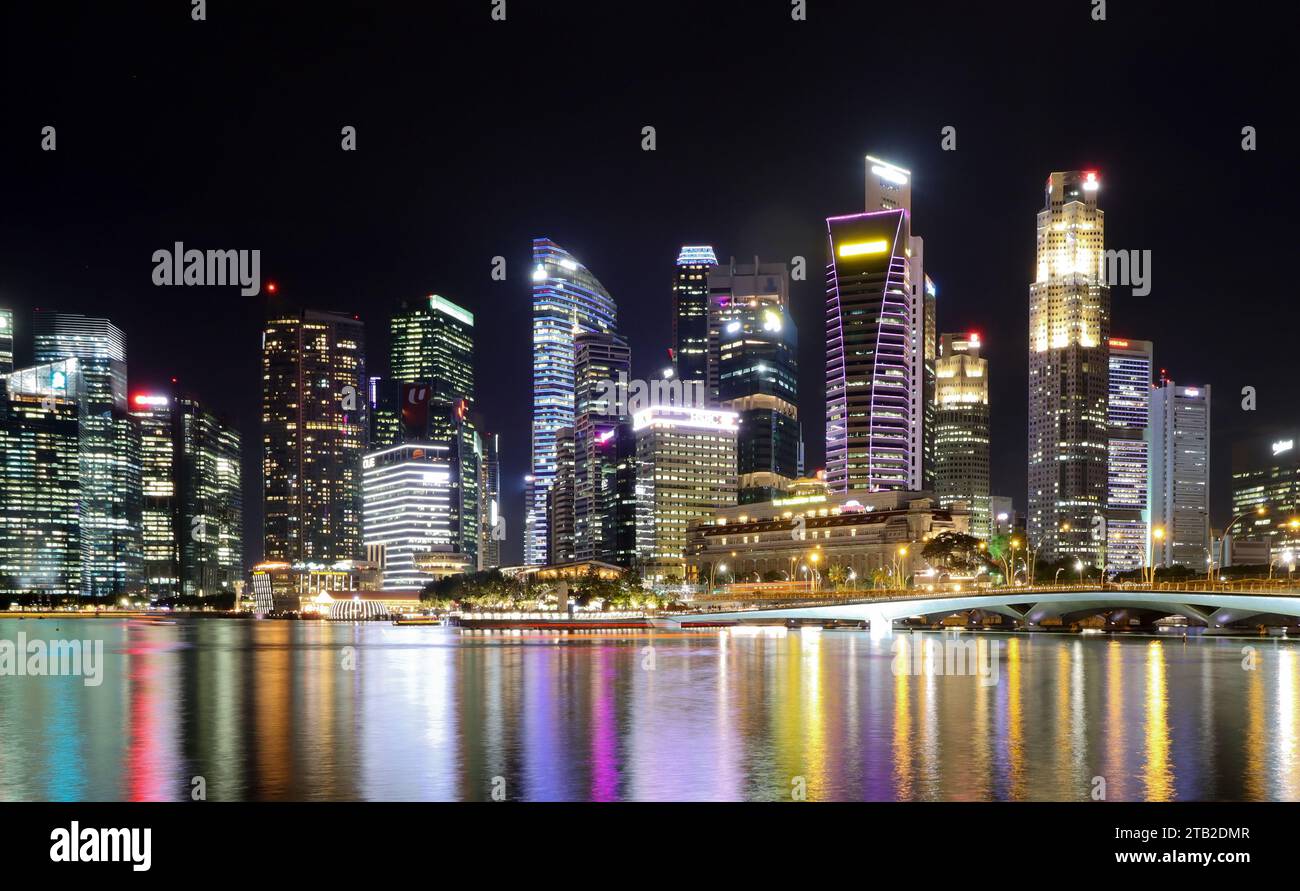 Marina Bay Sands skyline Stock Photo - Alamy