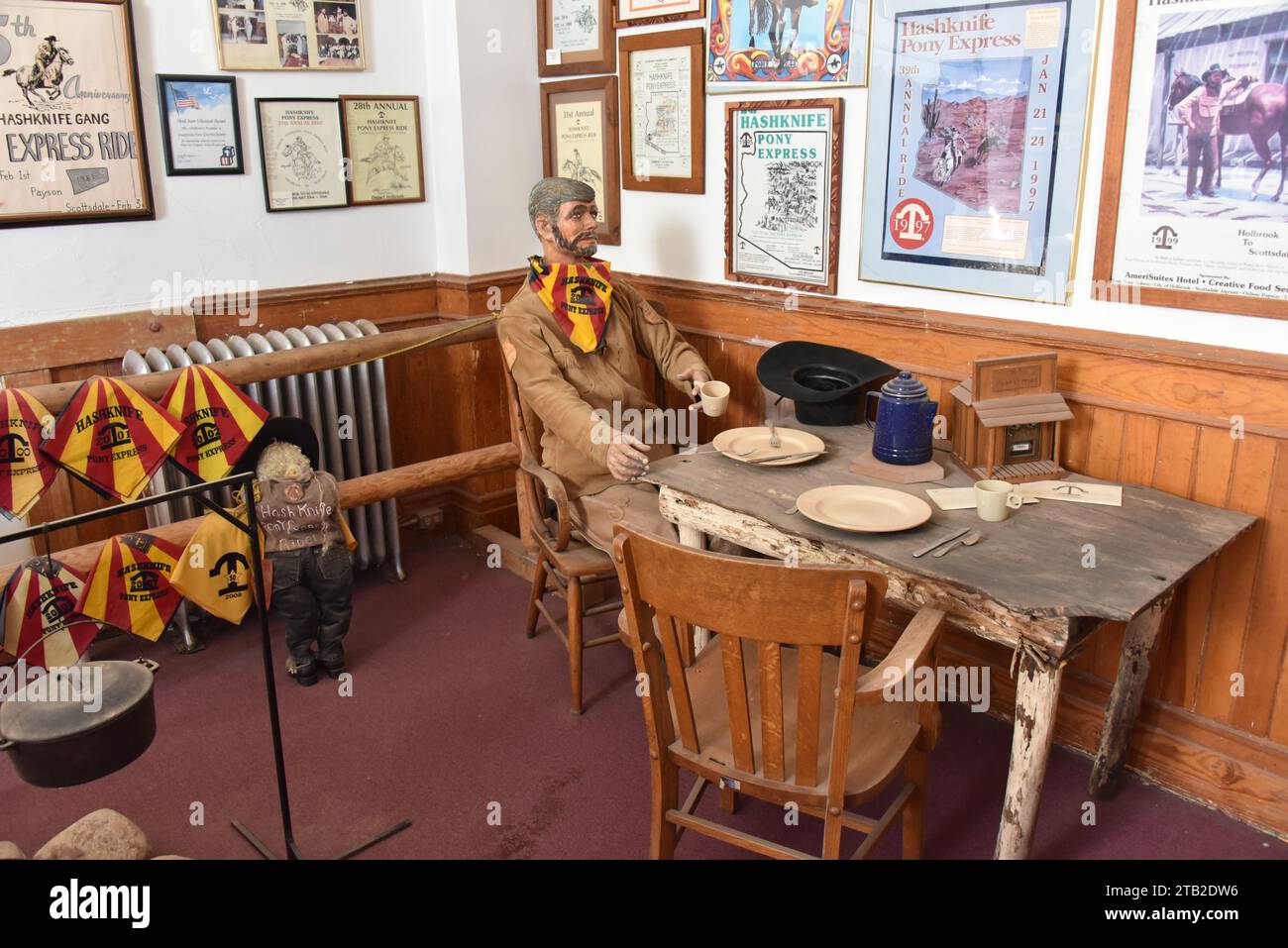 Holbrook, AZ. U.S.A., 10/18/2023. Built circa 1898 for $15,000. Jail ...