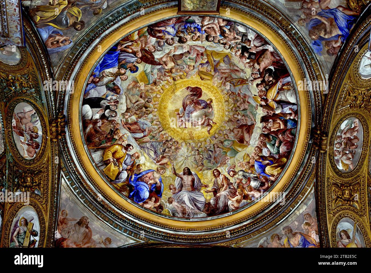 La visione dei Santi in Gloria del Paradiso o Paradiso Salernitano nell ...