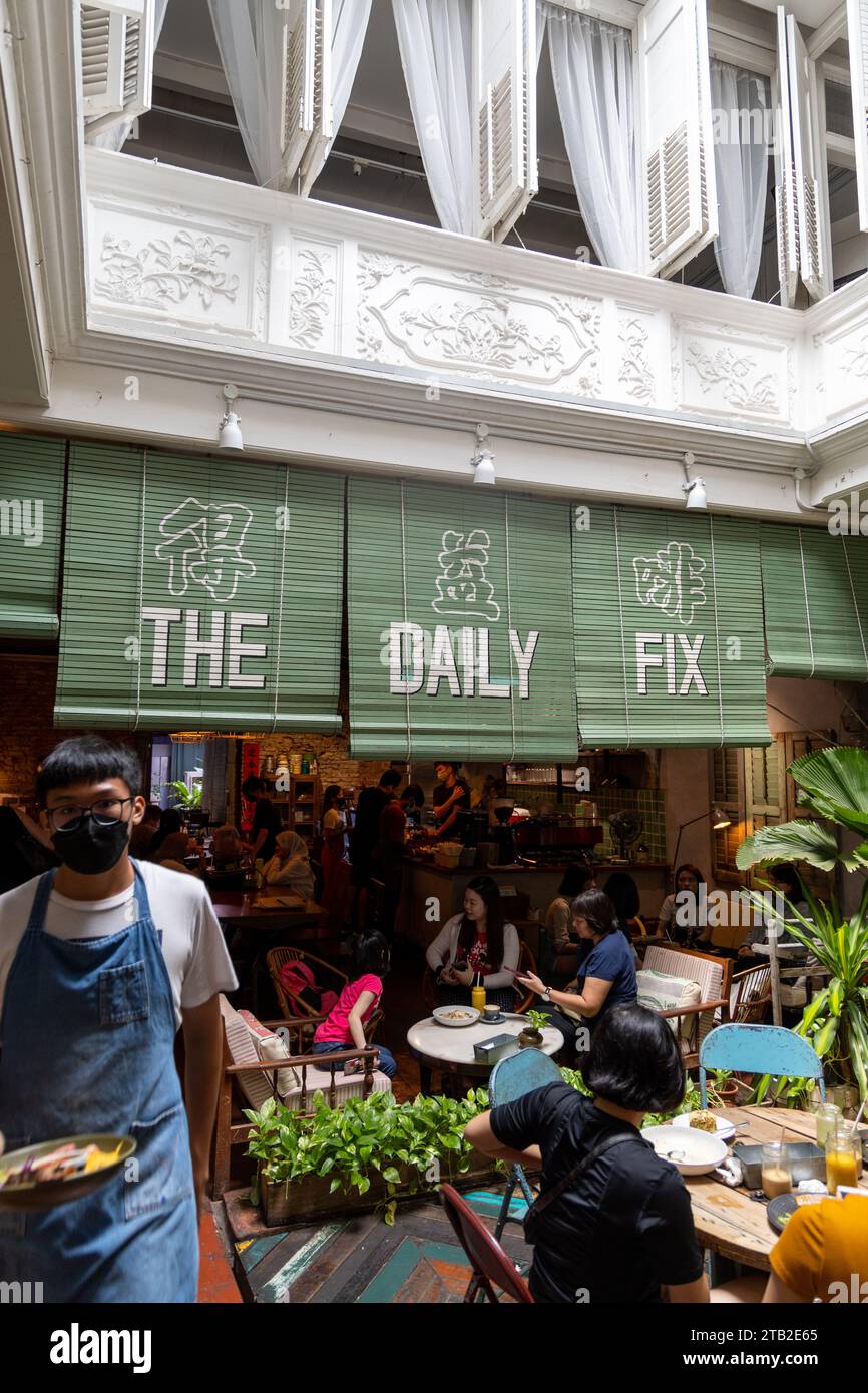 The Daily Fix Cafe Malacca Malaysia Stock Photo - Alamy