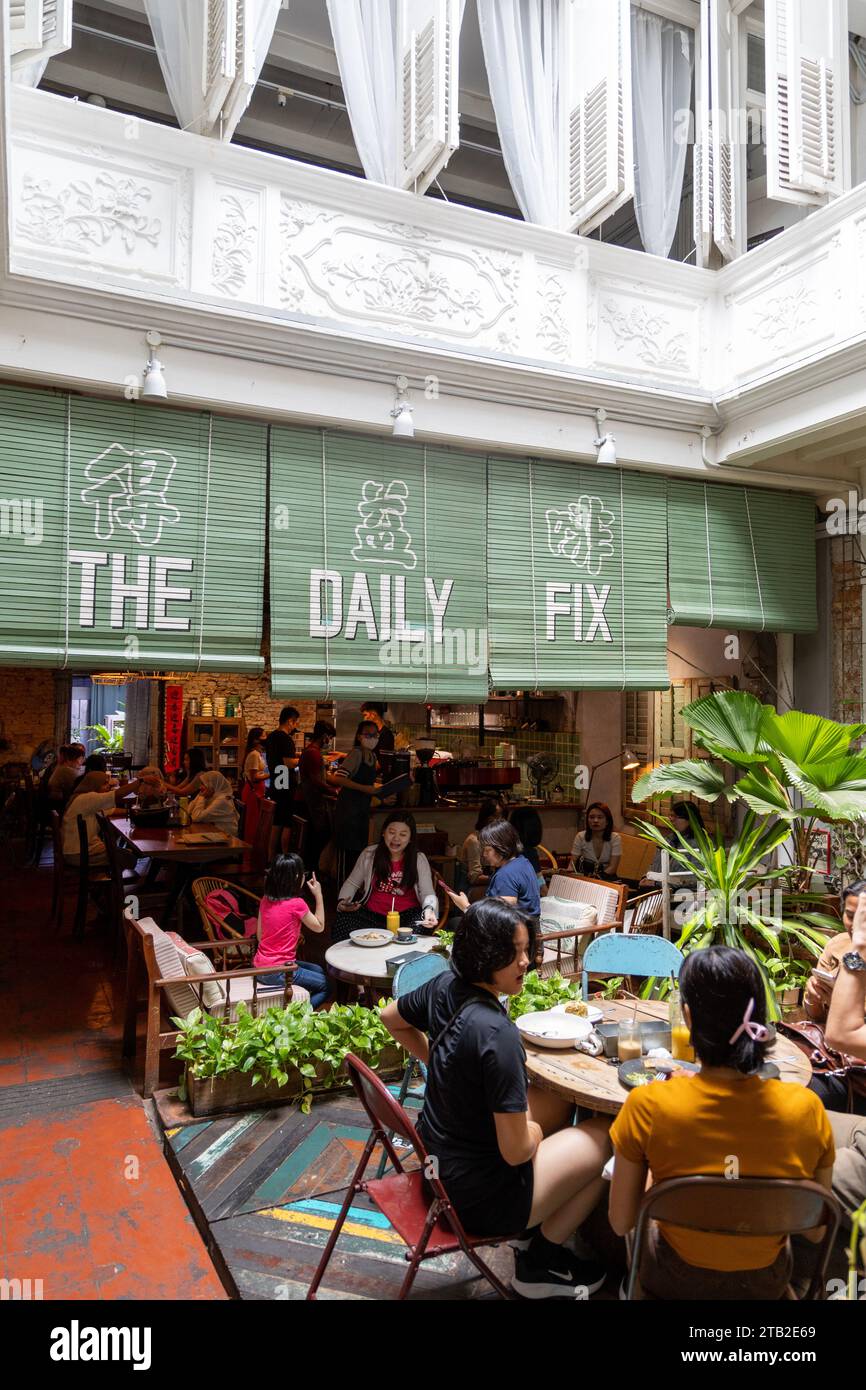 The Daily Fix Cafe Malacca Malaysia Stock Photo - Alamy