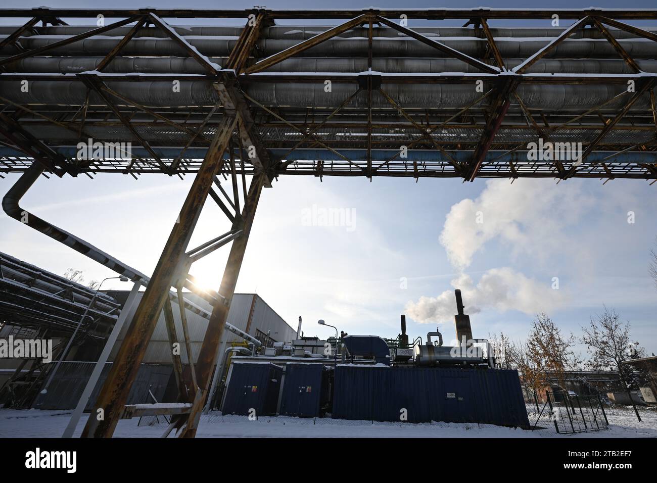 Prague, Czech Republic. 04th Dec, 2023. The first landfill gas energy ...