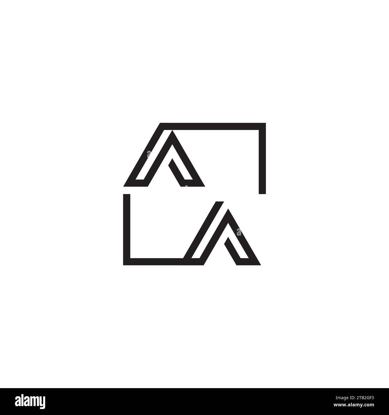 AA initial logo letters in high quality professional design that will ...