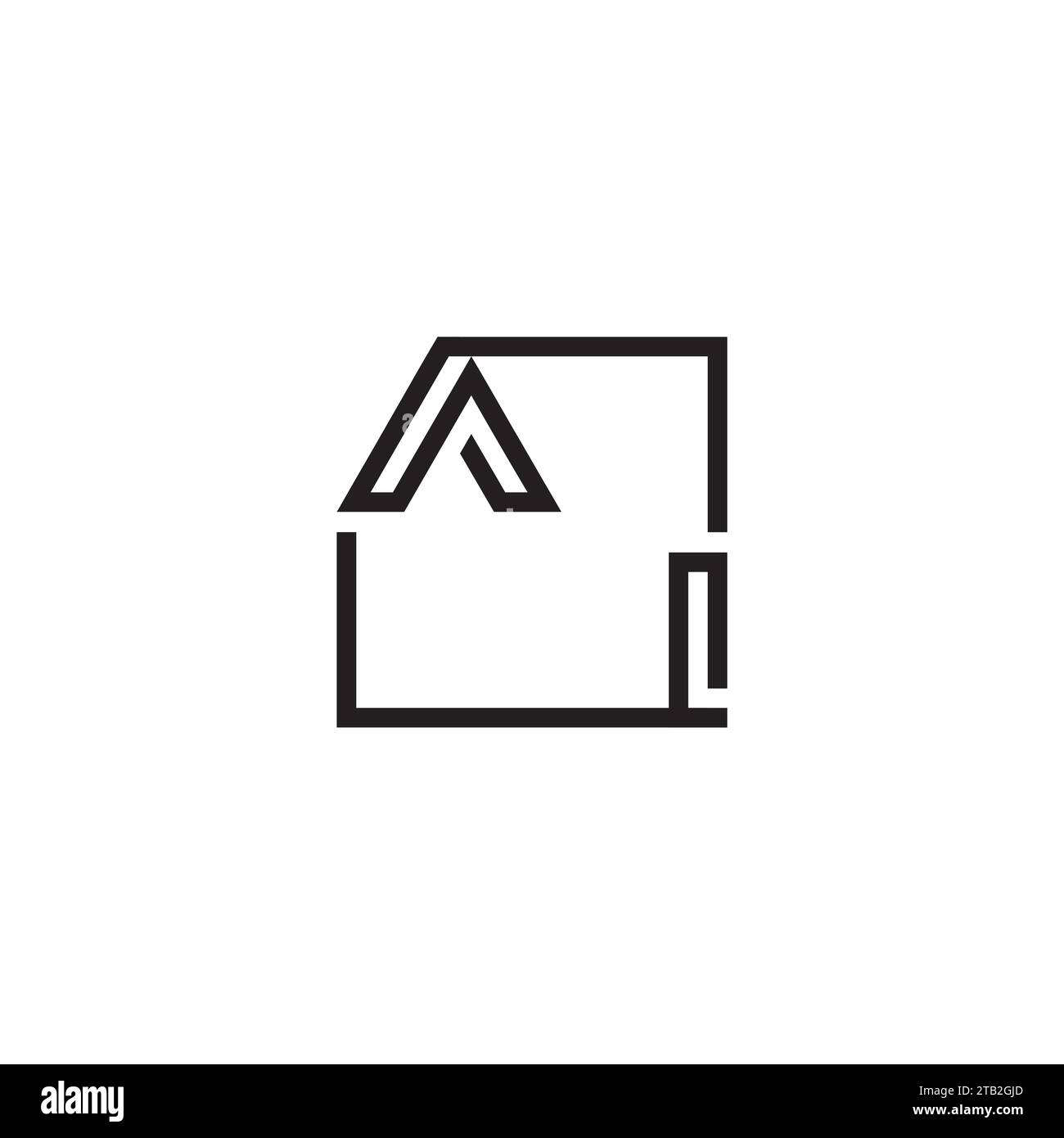 AI initial logo letters in high quality professional design that will ...