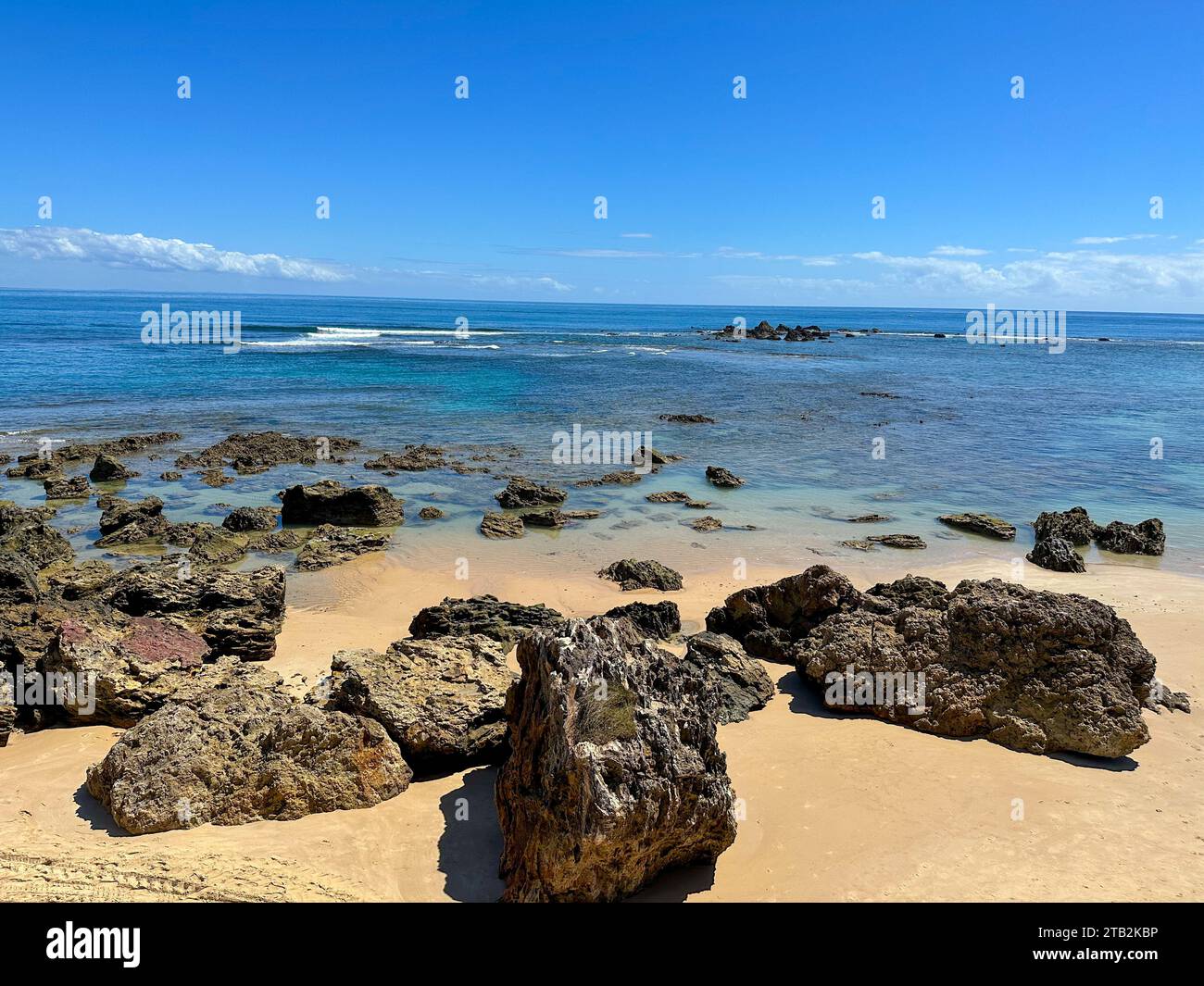 Morro de Sao Paolo coast in Brazil. Ocean view, Natural pools ...