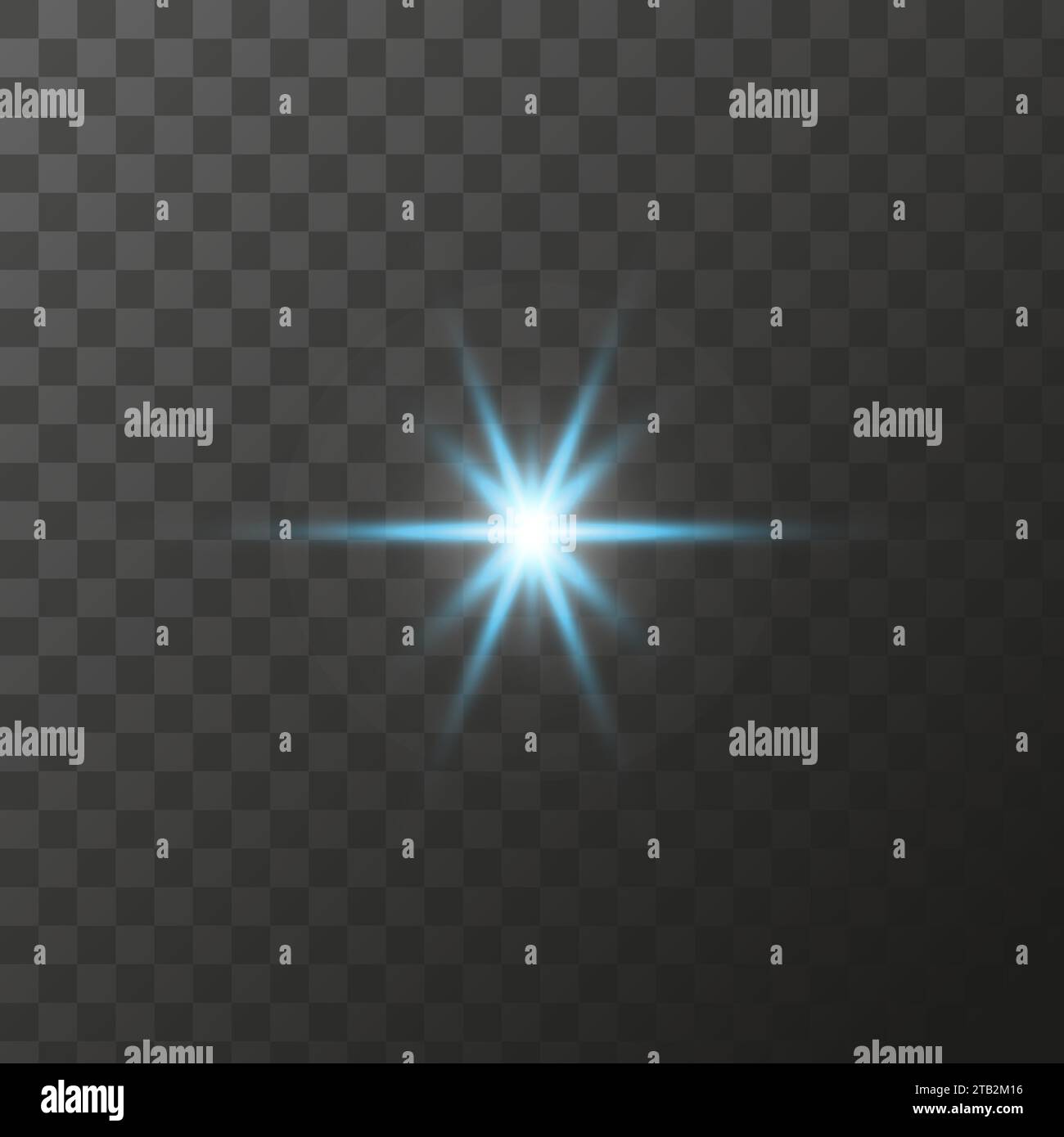 Light shining stars, glare light effects, Shiny illuminated elements on ...