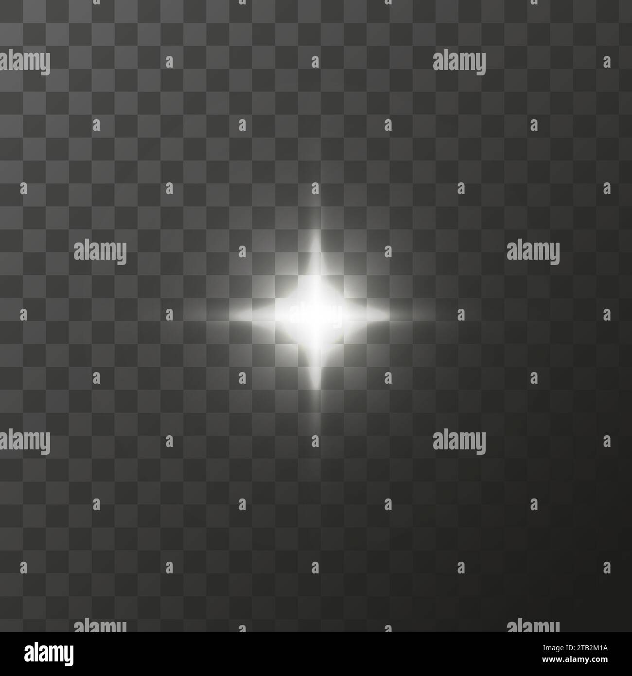 Light shining stars, glare light effects, Shiny illuminated elements on ...