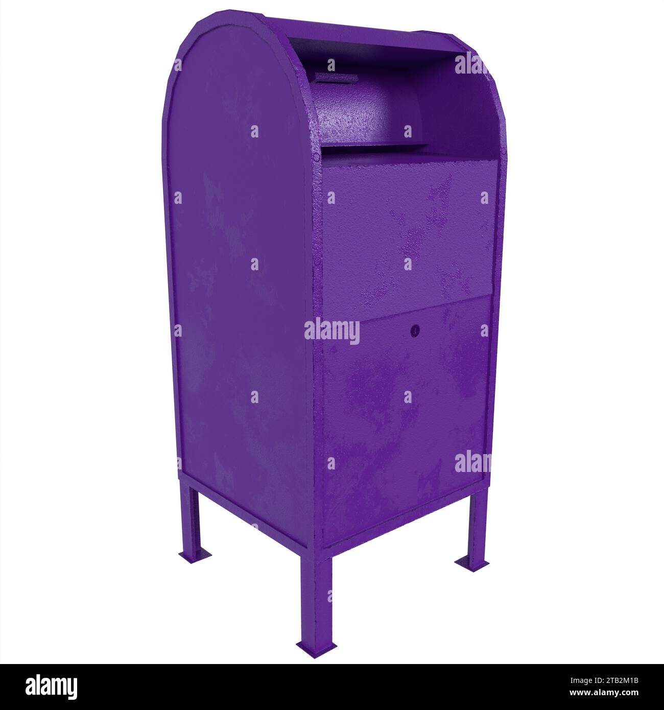 Letter Box isolated on white background Stock Photo - Alamy